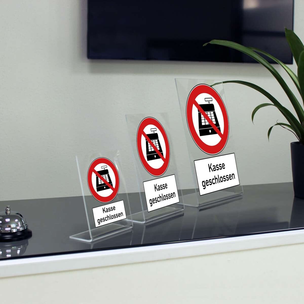 Acrylaufsteller "Trinkgeld bitte hier einwerfen" | aufkleberdrucker.de