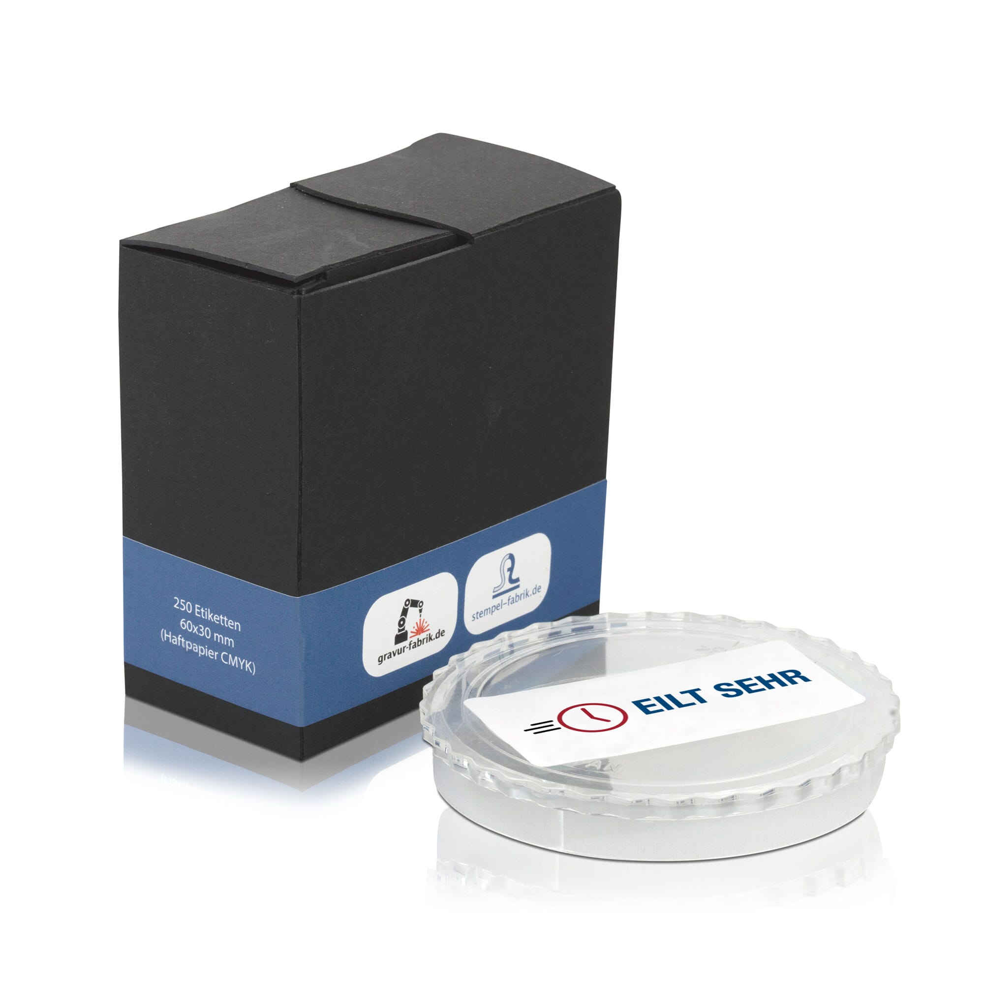 Aufkleber mit Piktogramm "Eilt sehr" | aufkleberdrucker.at